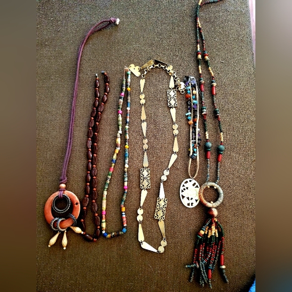 For Pets' Sake by, LMo | Jewelry | Lot Of 5 Handmade Mish Mosh Necklaces Benefits 53c Animal ...